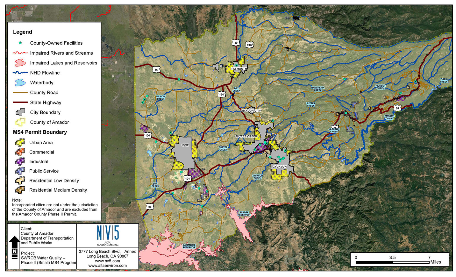 County Of Amador Phase II (Small) MS4 Program Assistance - NV5