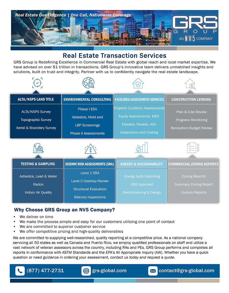 GRS Group Is Now NV5 - NV5